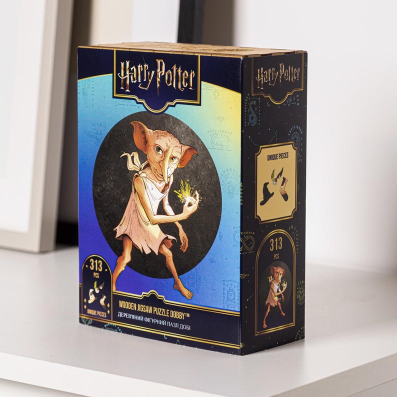 Harry Potter Dobby Wooden Jigsaw Puzzle, Official Licensed Unique ...