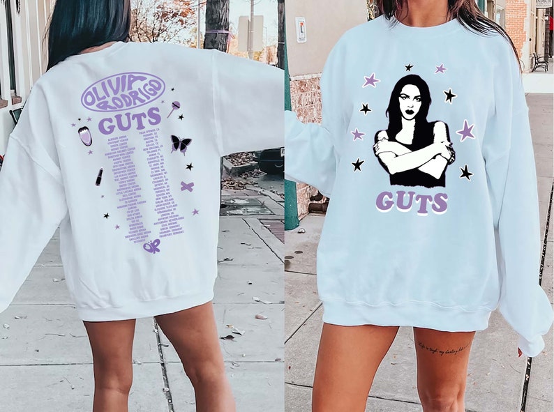 Olivia Rodrigo Guts PNG, Olivia Rodrigo Guts Merch, Guts Tour 2024 Png ...