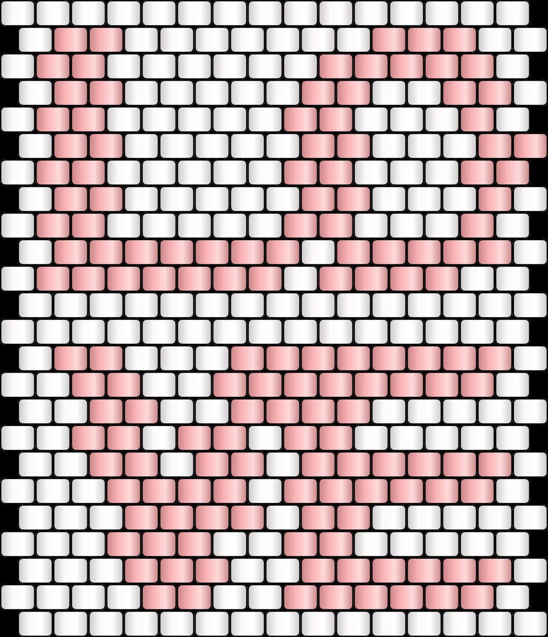 Love Brick Stitch Pattern - Etsy