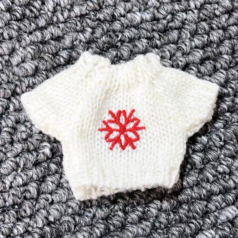 17cm Labubu Doll Clothes, Hand-knitted Woolen Sweater Jacket, Labubu ...