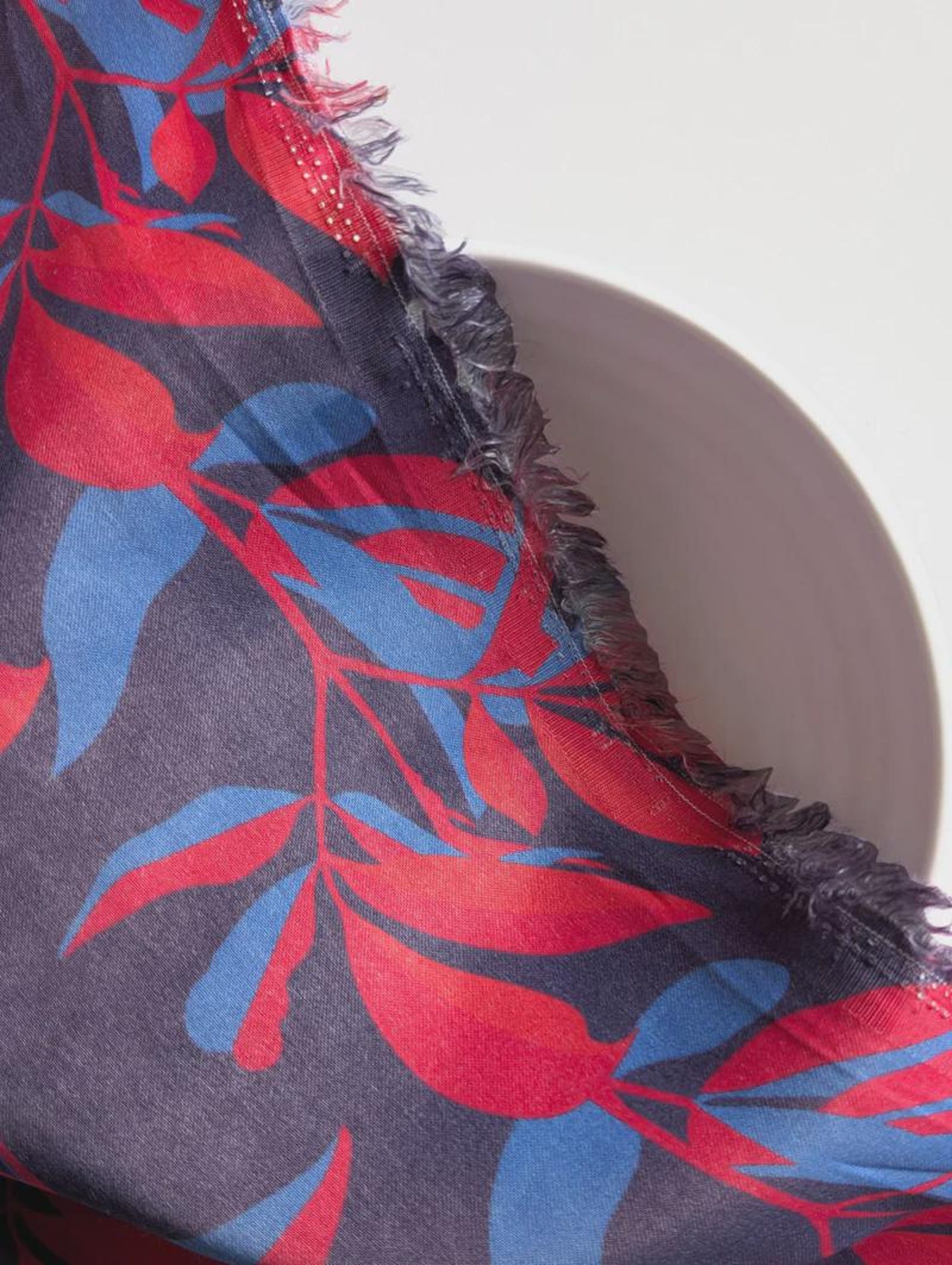 Viscose Satin Fabric by Yard | 60" Wide Bosky Floral Print | Silky ...