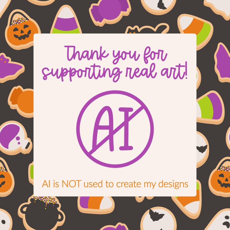 Halloween Cookie Seamless Pattern: Pumpkin, Ghost, Candy Corn (digital ...