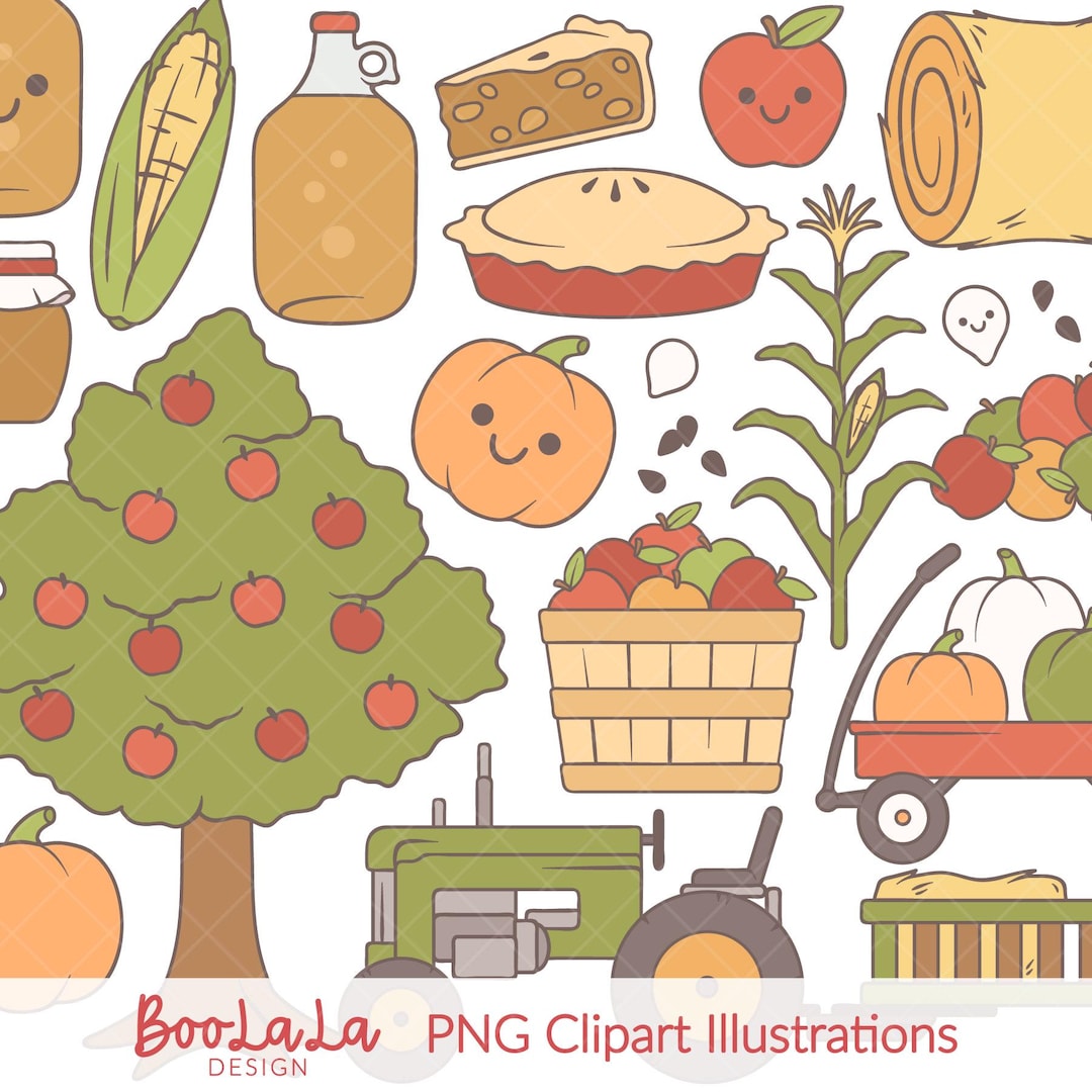Apple Orchard PNG Clipart - Pumpkin Patch Designs, Fall Farm ...