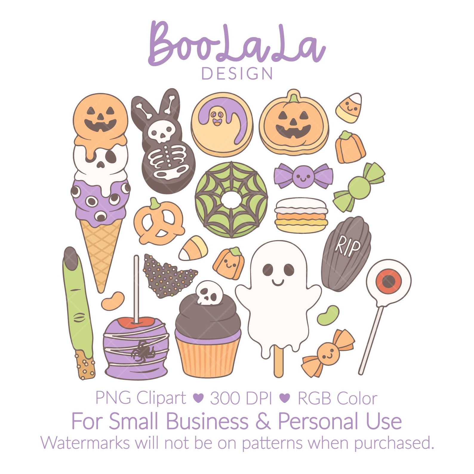 Halloween Treat Clipart - Cute Bakery PNG Aesthetic, Spooky Cupcake ...