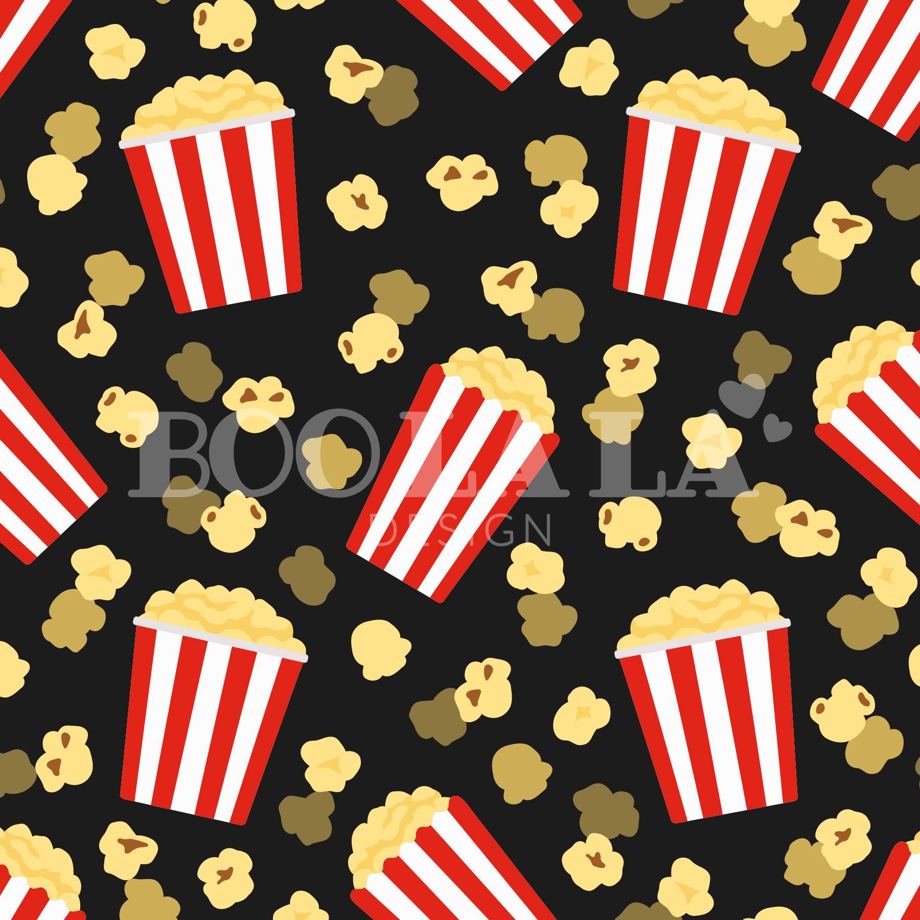 Popcorn Seamless Patterns: Movie Night Digital Paper (12" X 12") - Etsy
