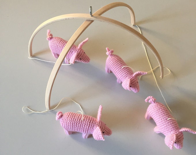 Baby Mobile Nursery Mobile Piglet Mobile Pig Mobile - Etsy