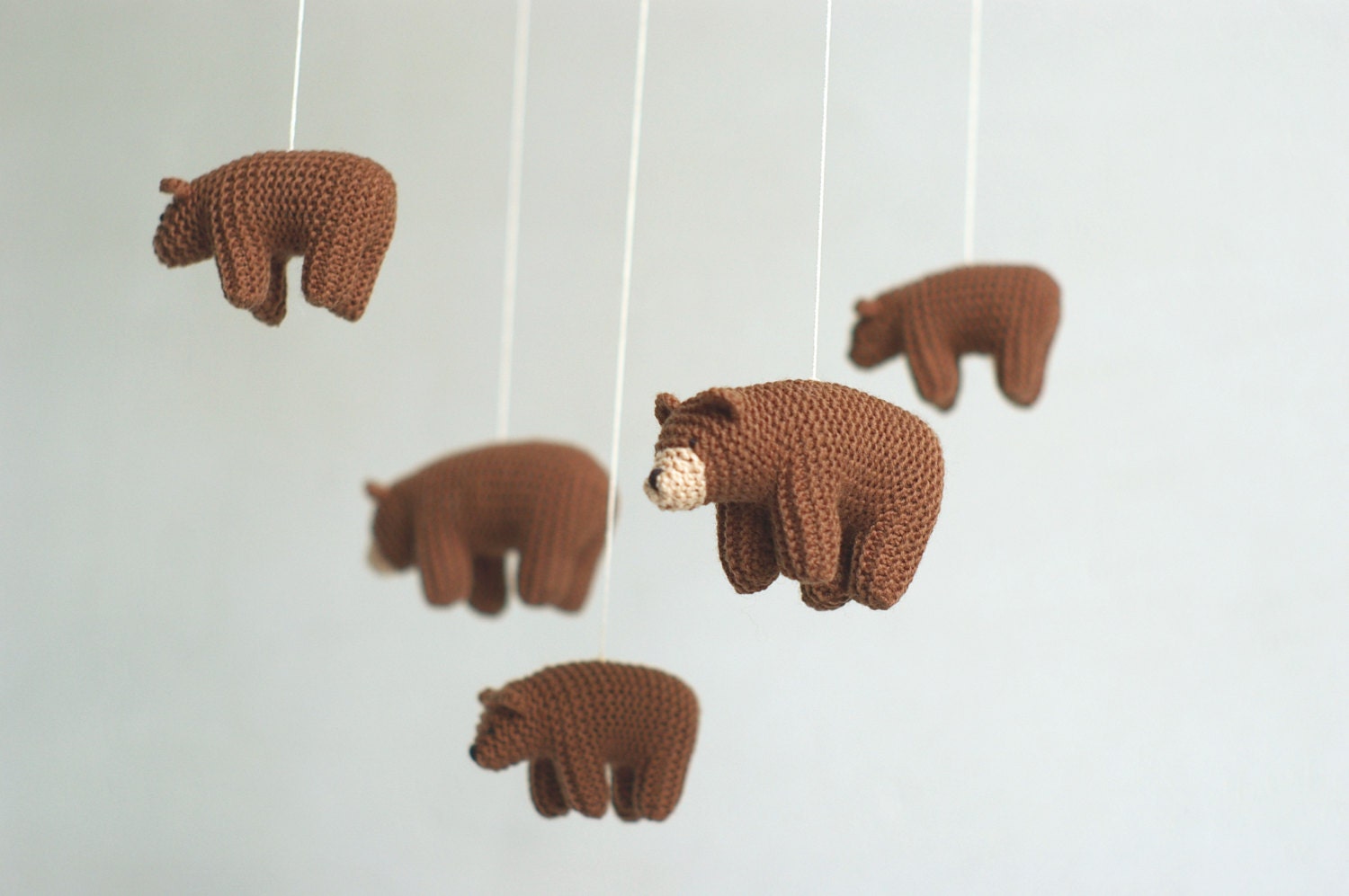 Nursery Mobile / Baby Mobile / Bear Mobile / Woodland Mobile / - Etsy
