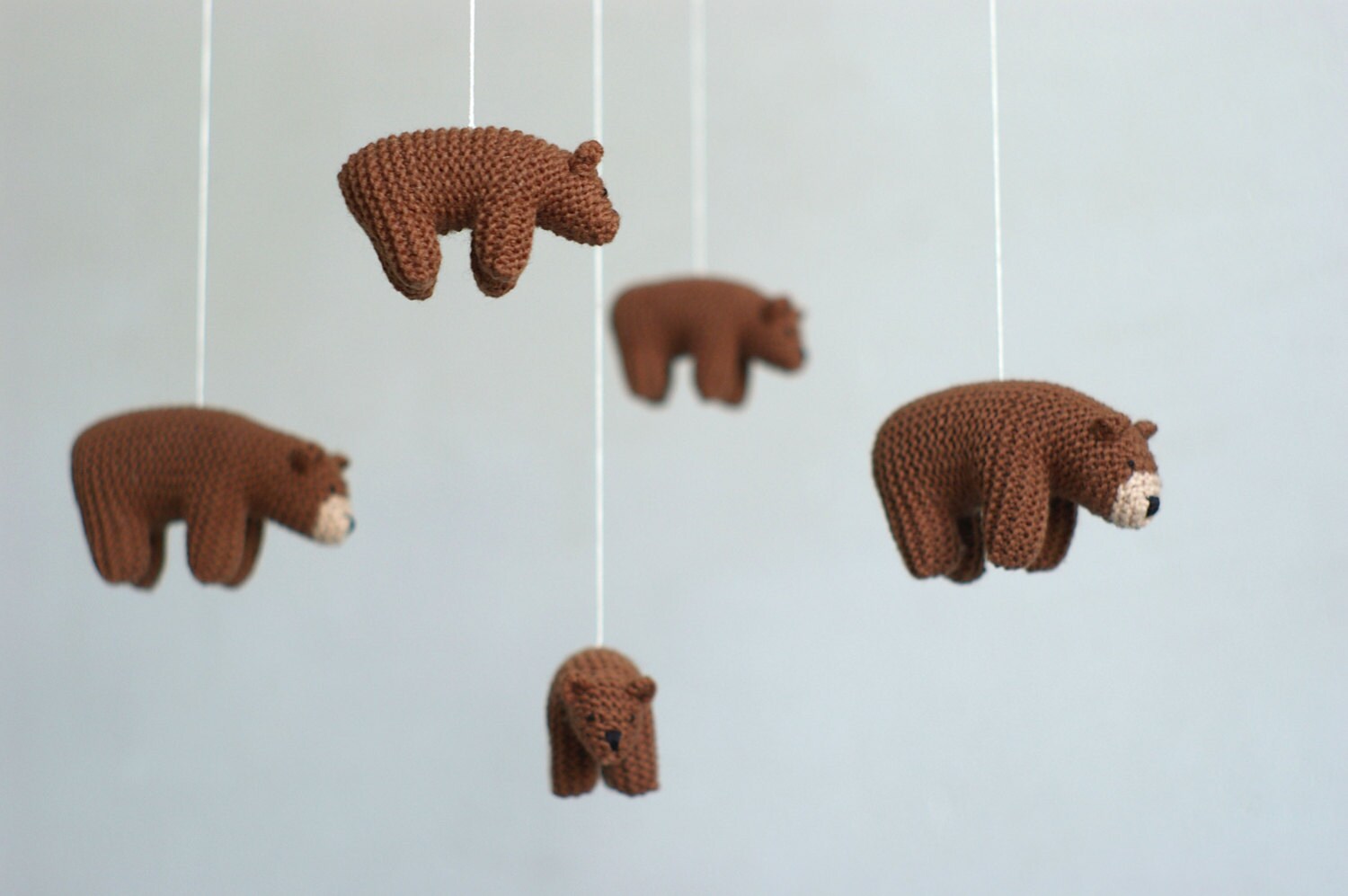 Nursery Mobile / Baby Mobile / Bear Mobile / Woodland Mobile / Made to ...