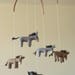 Baby Mobile / DONKEY Mobile / Pony Mobile / Horses Mobile / Nursery ...