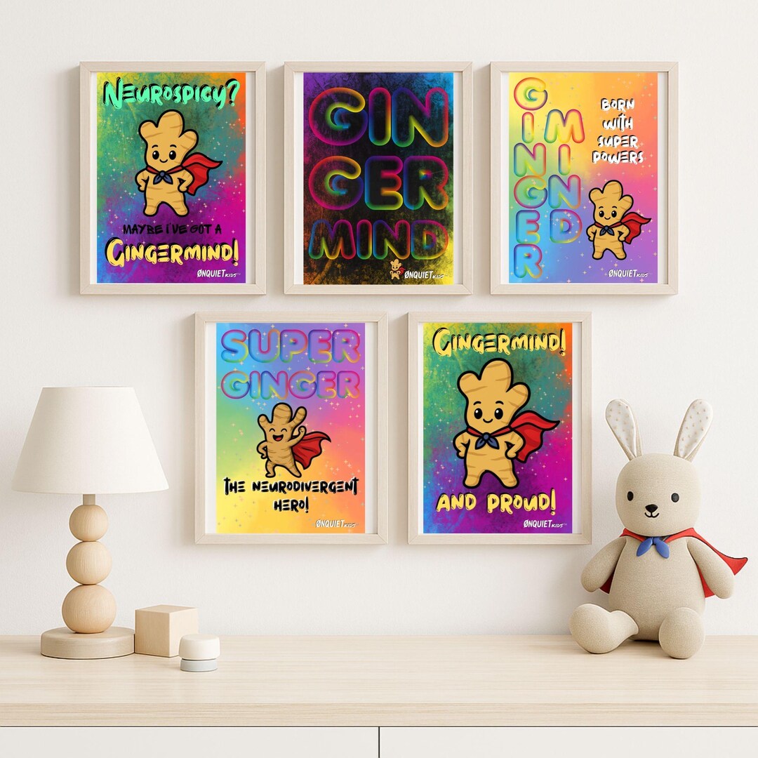 Inclusive Kids Wall Art – ADHD Poster for Kids – Autism Visual Poster ...