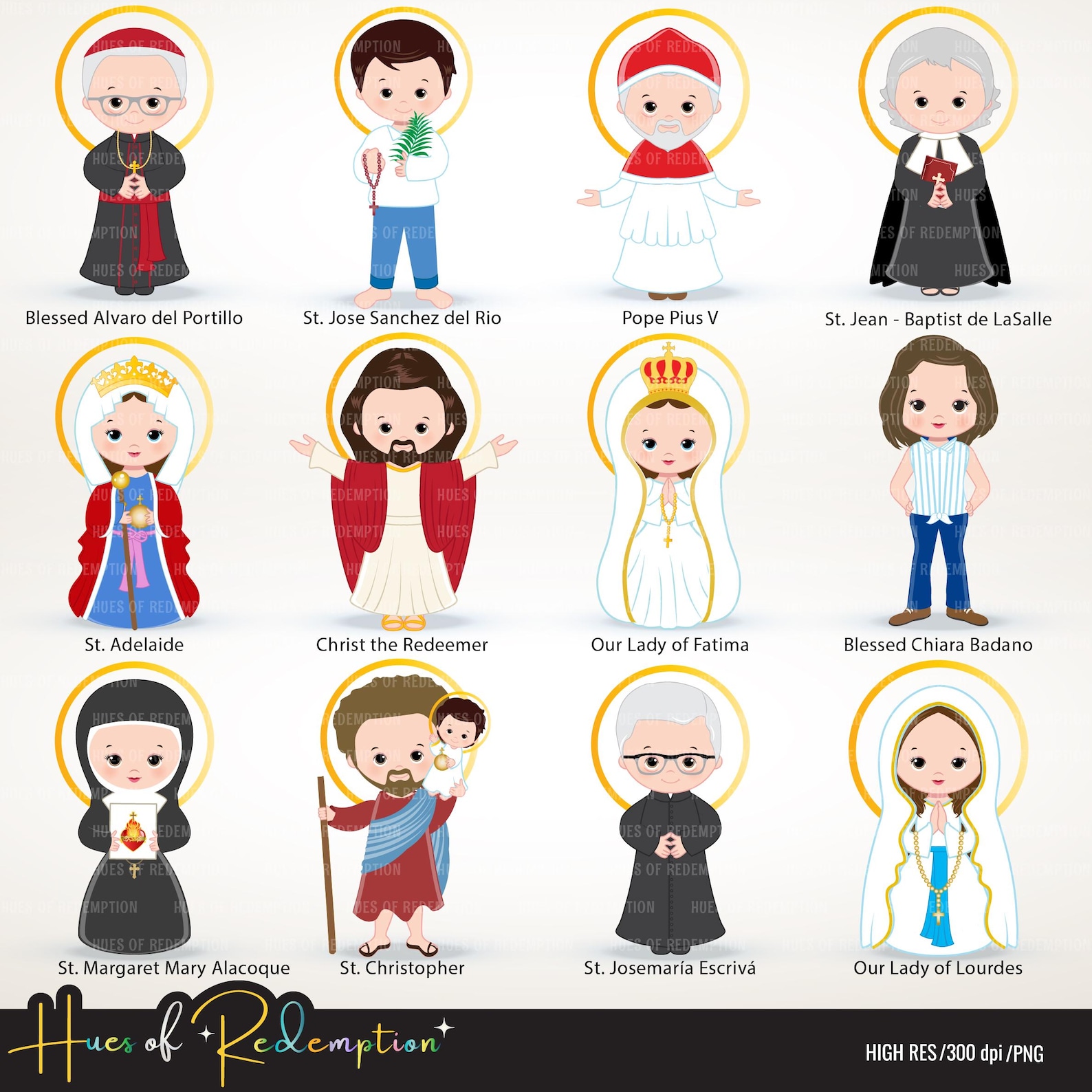 Saints Clipart, PART 7, Cute Saints, Jesus Clipart, Catholic Images ...