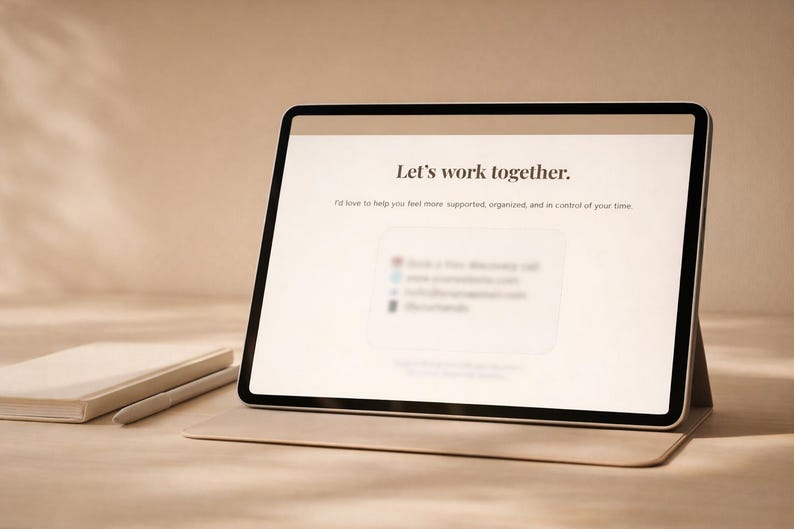 Virtual Assistant Service Menu Template for Beginners – Editable Canva ...