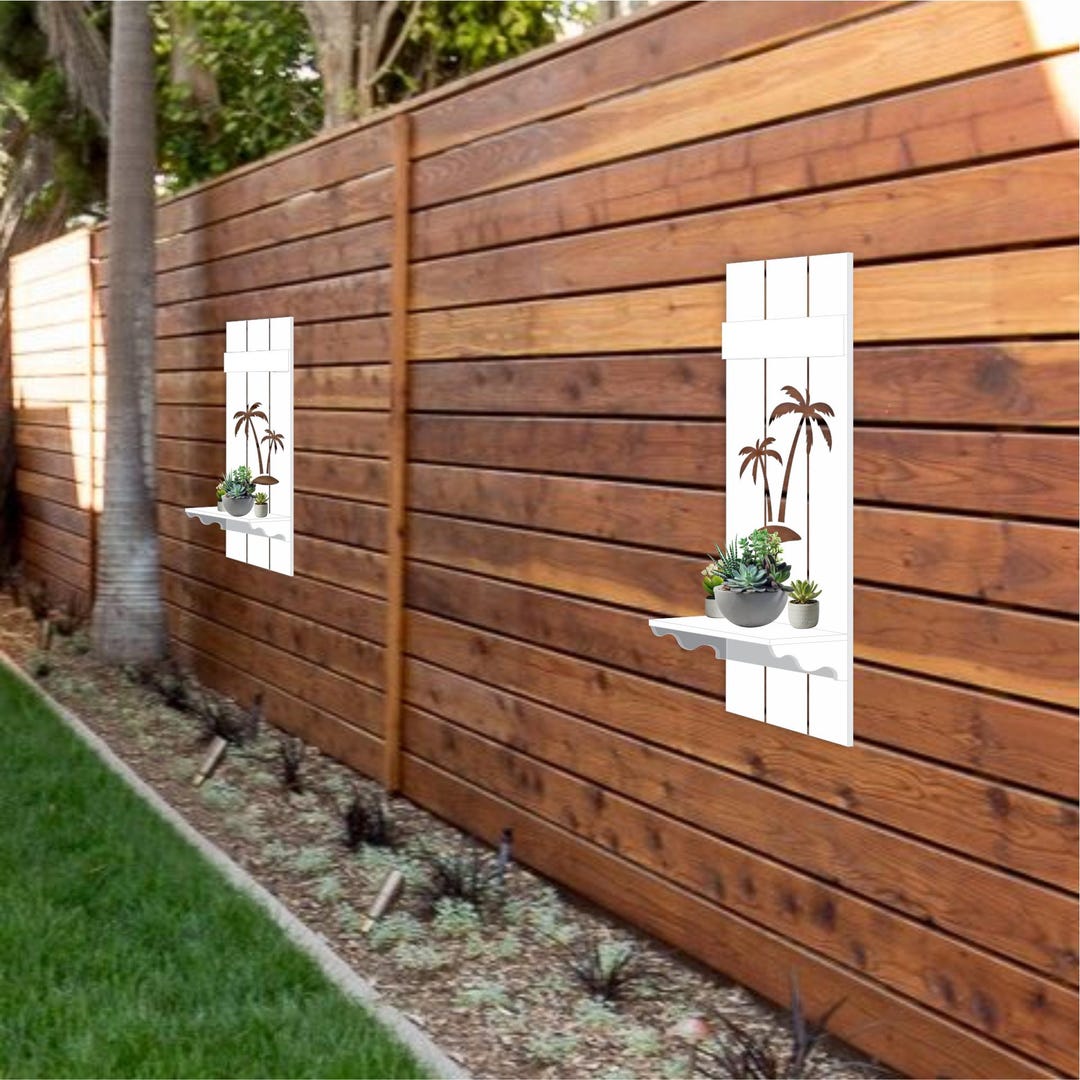 Plant Shelf - PVC Window Shutter Kit - Etsy