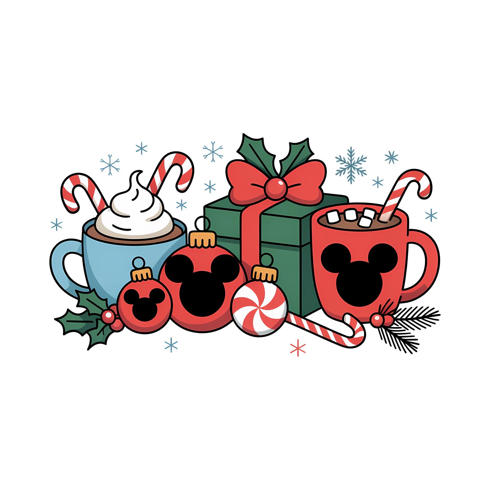 Christmas Hot Cocoa PNG Bundle | Cute Holiday Shirt Design | Festive ...
