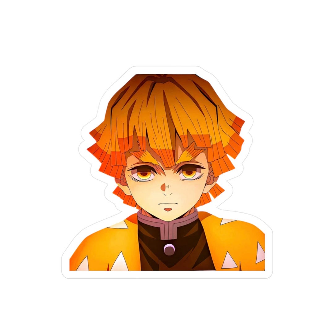 Demon Slayer Zenitsu Sticker - Etsy