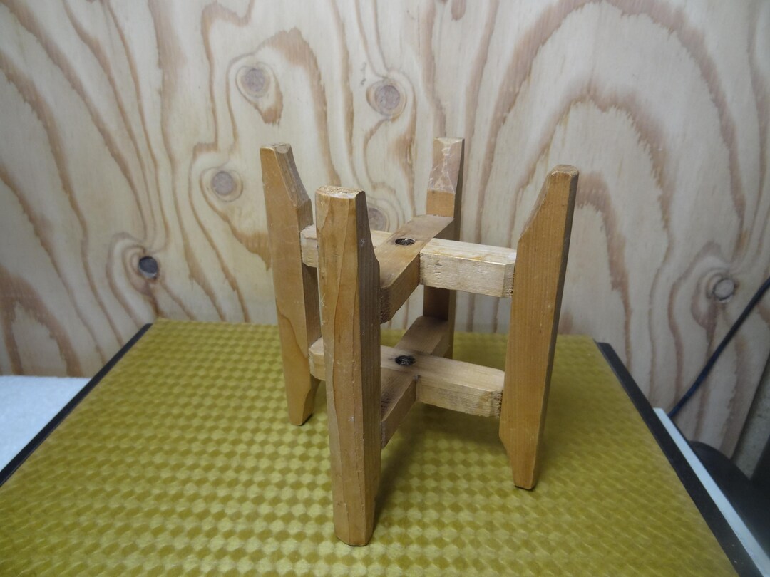 Antique Meiji Era Wooden Thread Spool Frame / Handcrafted Japanese ...