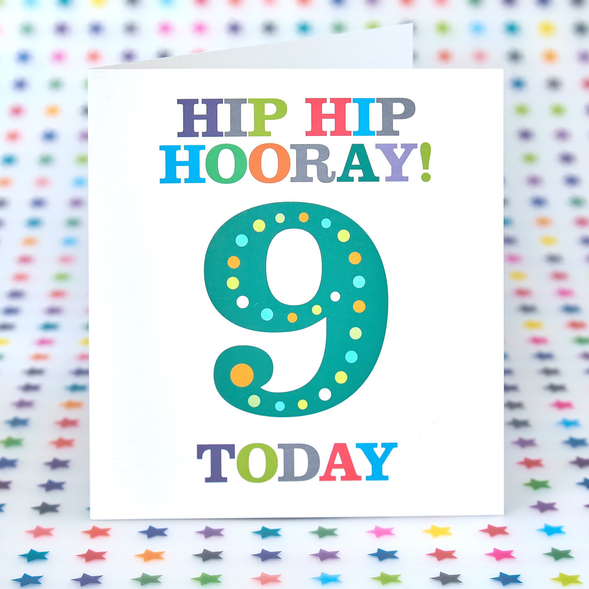 Age 9 Nine Birthday 9 Years Old Boy Birthday 9 Years Old Girl Birthday ...