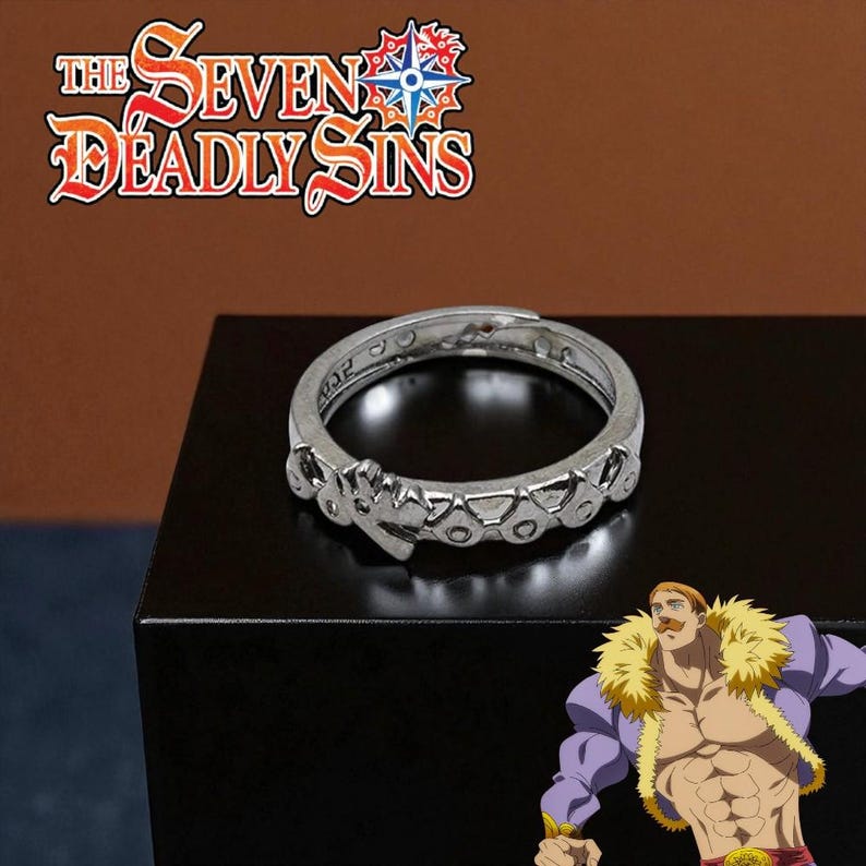 Meliodas Dragon's Sin Ring Cosplay, Adjustable - Etsy