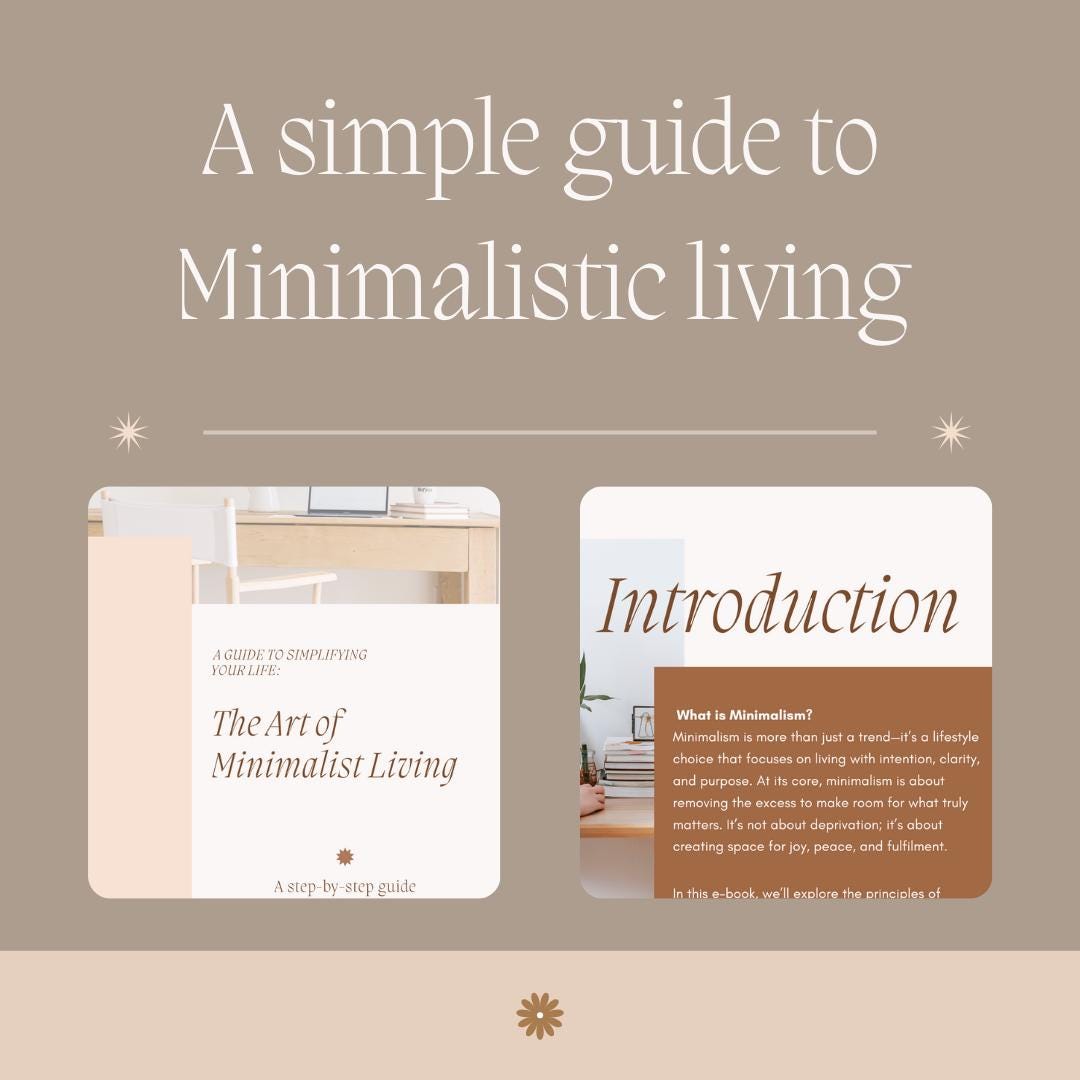 A Simple Guide to Minimalistic Living Simplify Your Space and Life Less ...