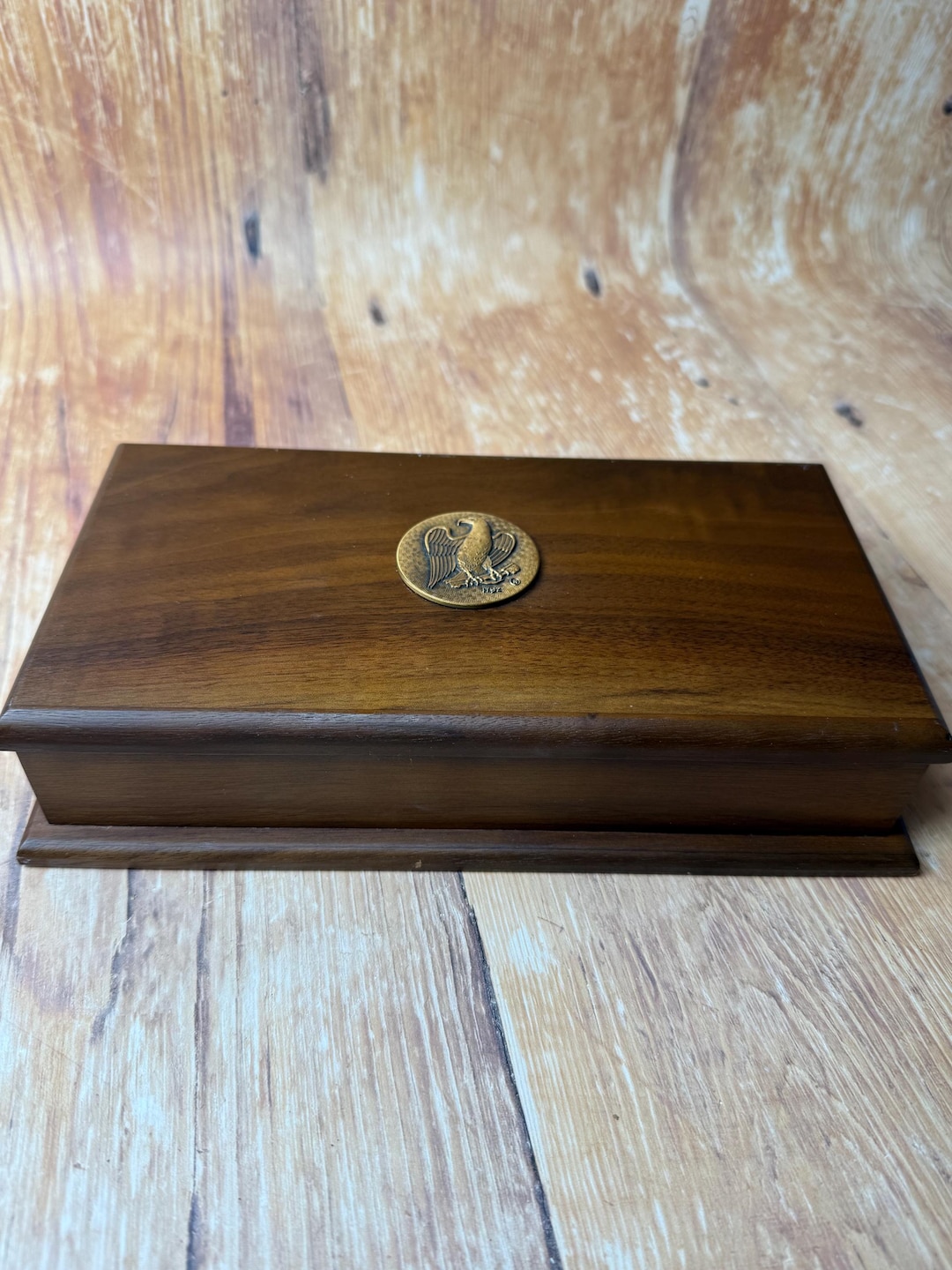 MCM Walnut Presentation Box — Jostens “recognition” Series - Etsy