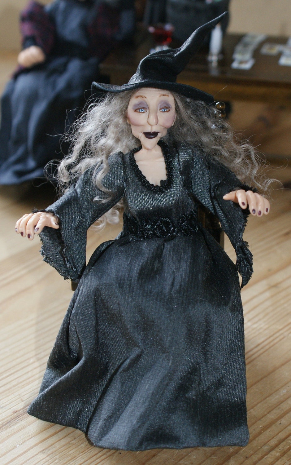 The Witches Girls night in Ooak handsculpted miniature dolls | Etsy