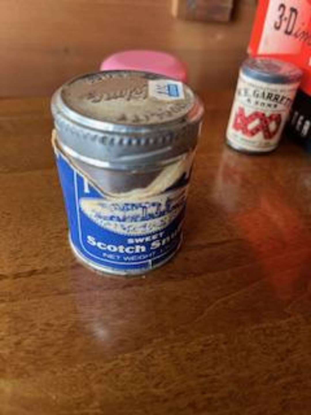 Vintage Snuff Cans, Tobacco Cans, Snuff Cans, Antique, Vintage, Old ...