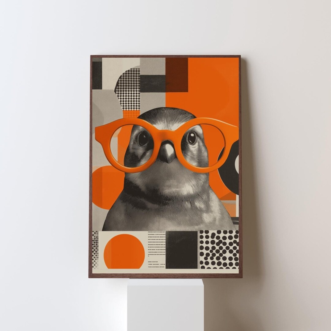 Pigeon Wall Poster | Pigeon Wall Art | Digital Download | Wall Decor ...