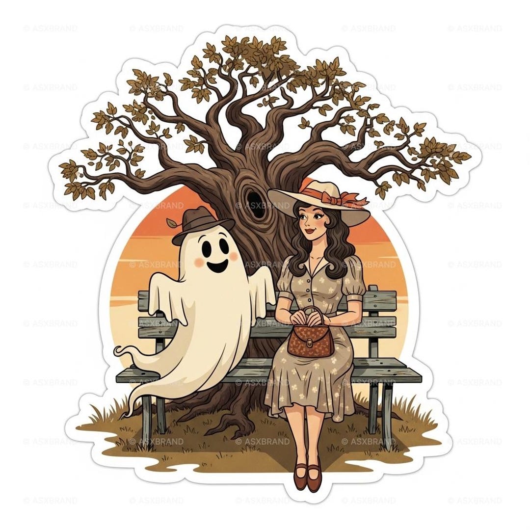 Halloween Couple Clipart Bundle: Ghost & Witch Spooky Date Night Art ...