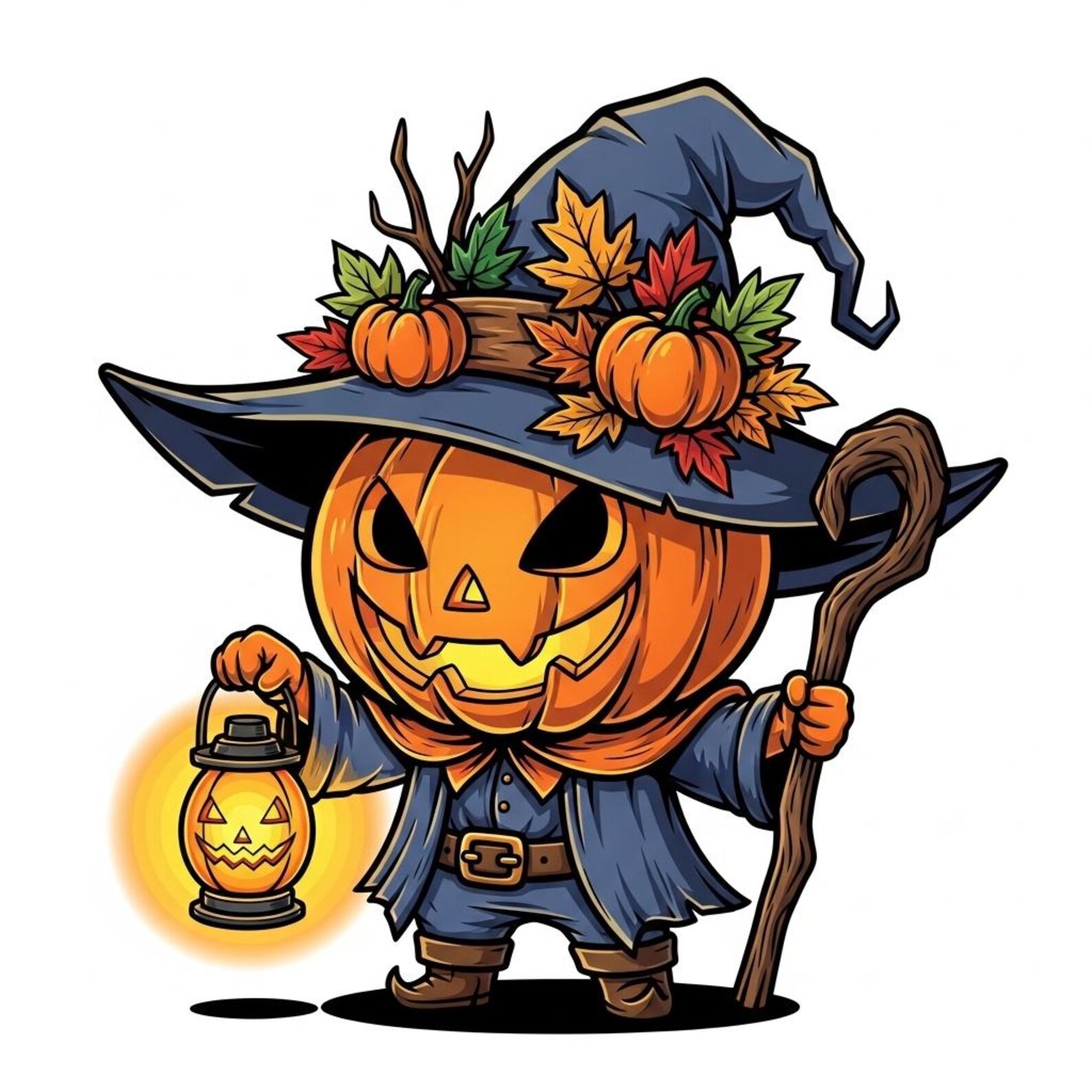 Halloween Cute Ghost Clipart Ghost Wizard Halloween Illustration Ghost ...