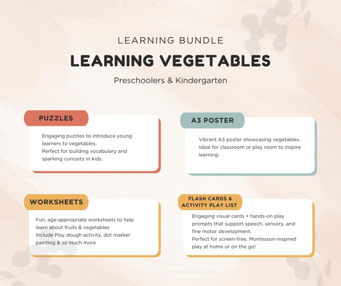 Vegetables Worksheet Printable Activity | Posters | Flashcards | Play ...