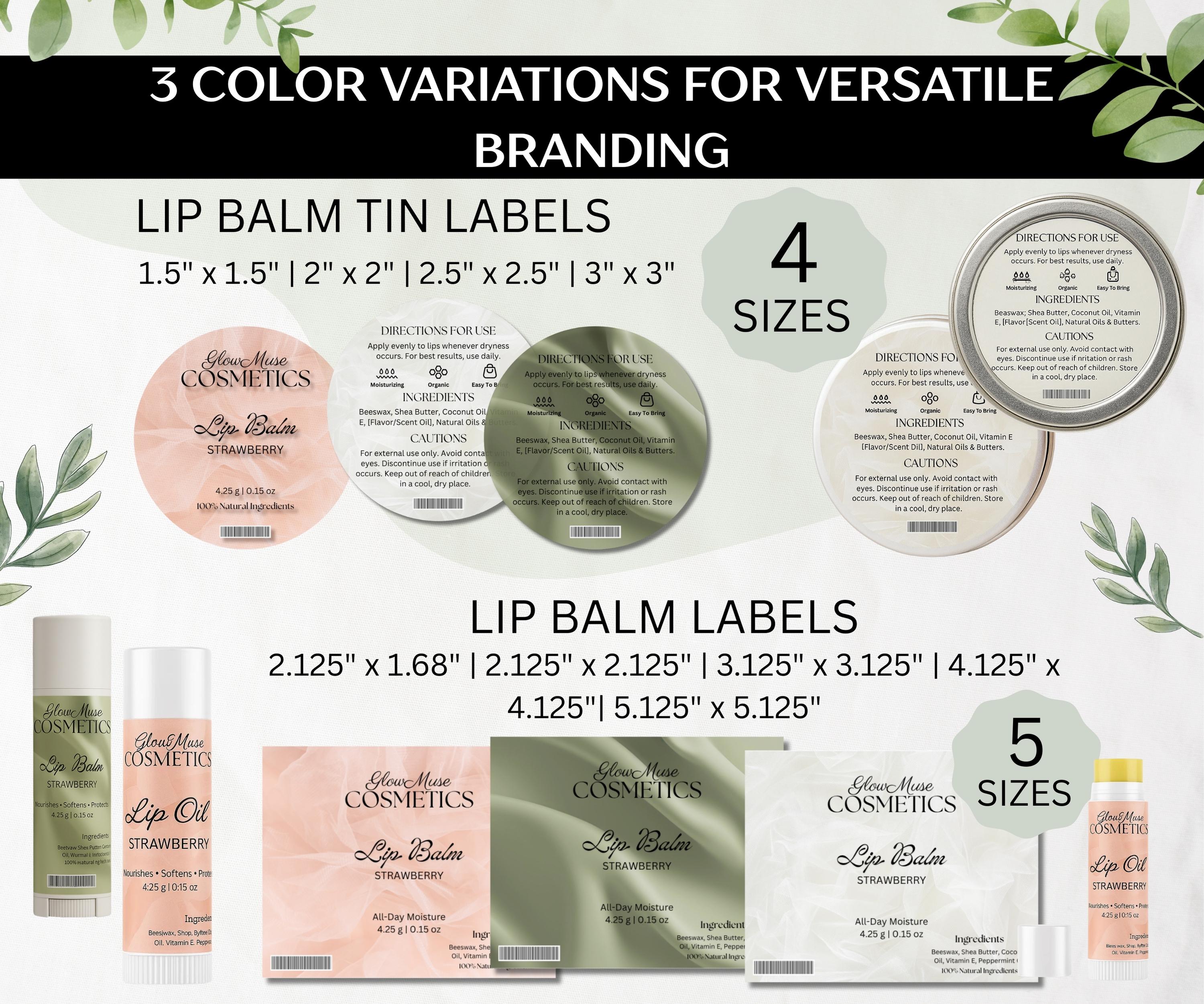 Editable Cosmetic Label Templates: Canva Skincare Branding Bundle - Etsy