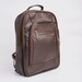 Men Dark Brown Leather Laptop Backpack, Business Travel Backpack ...