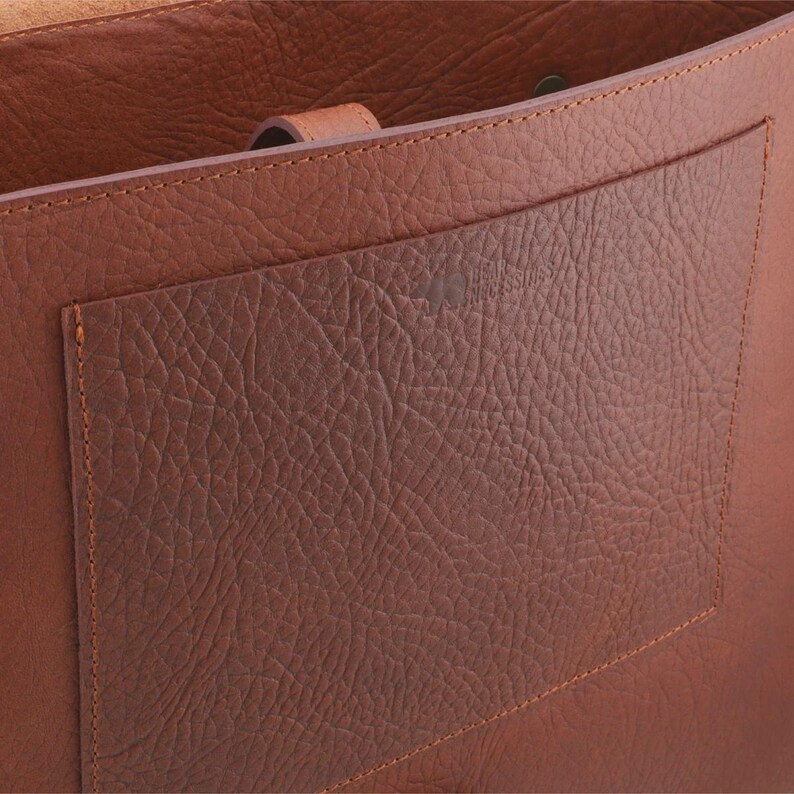 Rust Brown Leather Messenger Bag for Men & Women, Vintage Crossbody ...
