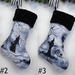 Witch Christmas Stocking, Wicca, Moon Goddess, Witchcraft Occult ...