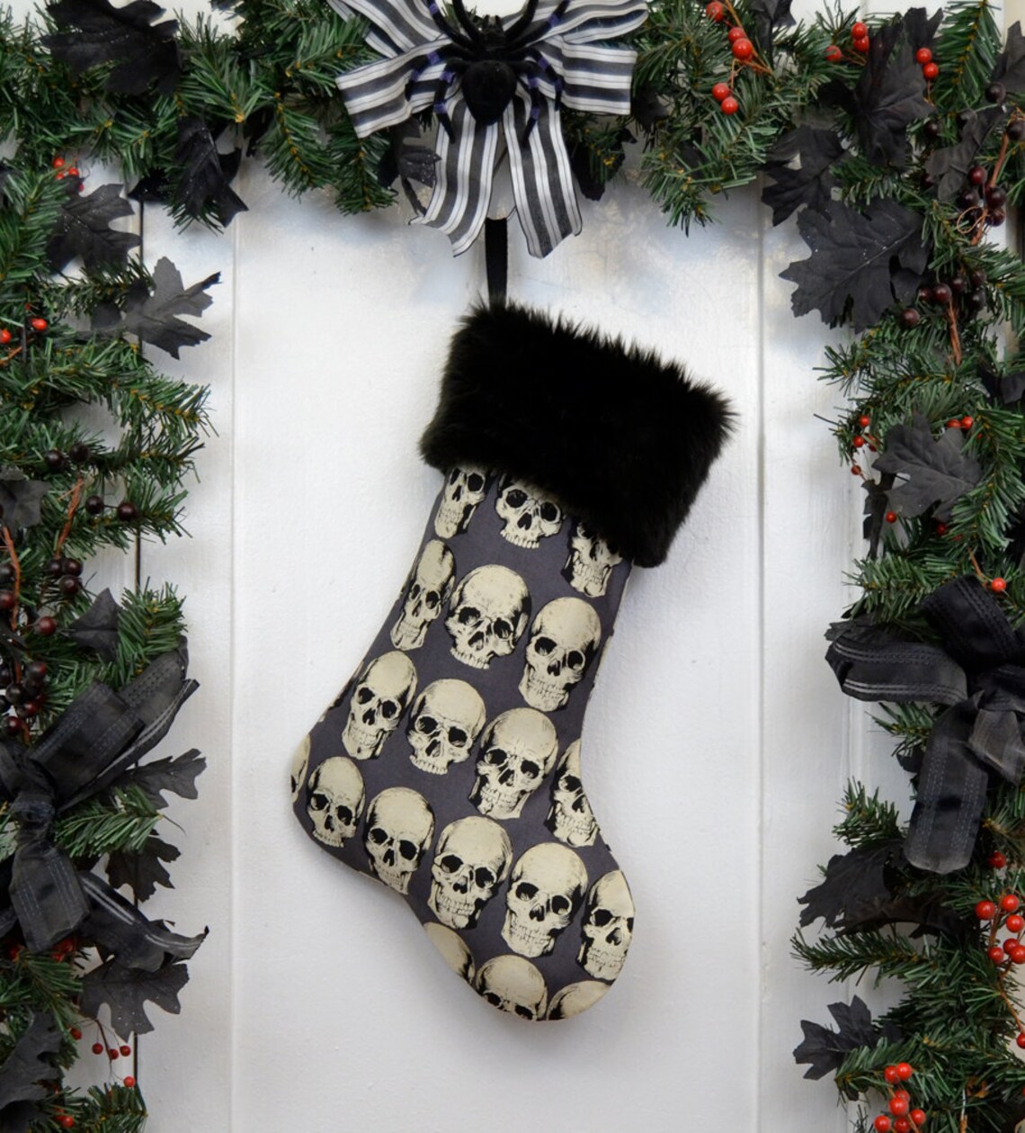 Goth Punk Halloween Christmas Stocking Realistic Anatomical | Etsy