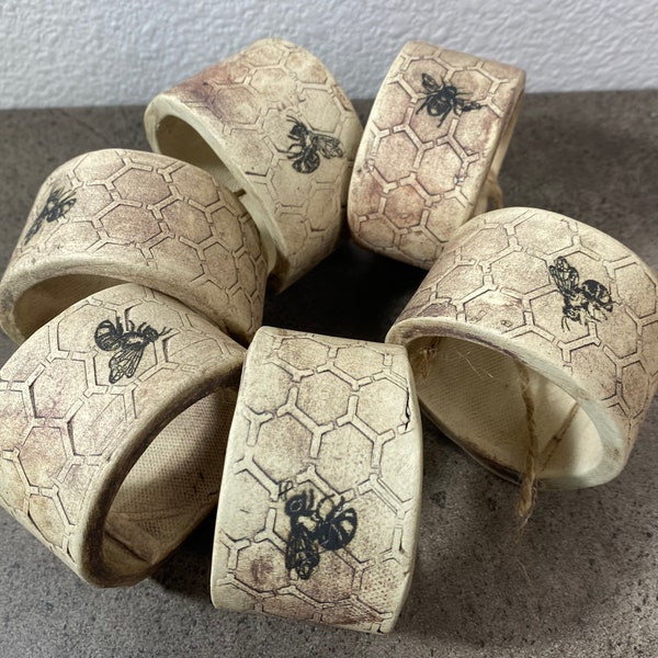 Pottery Napkin Rings - Etsy