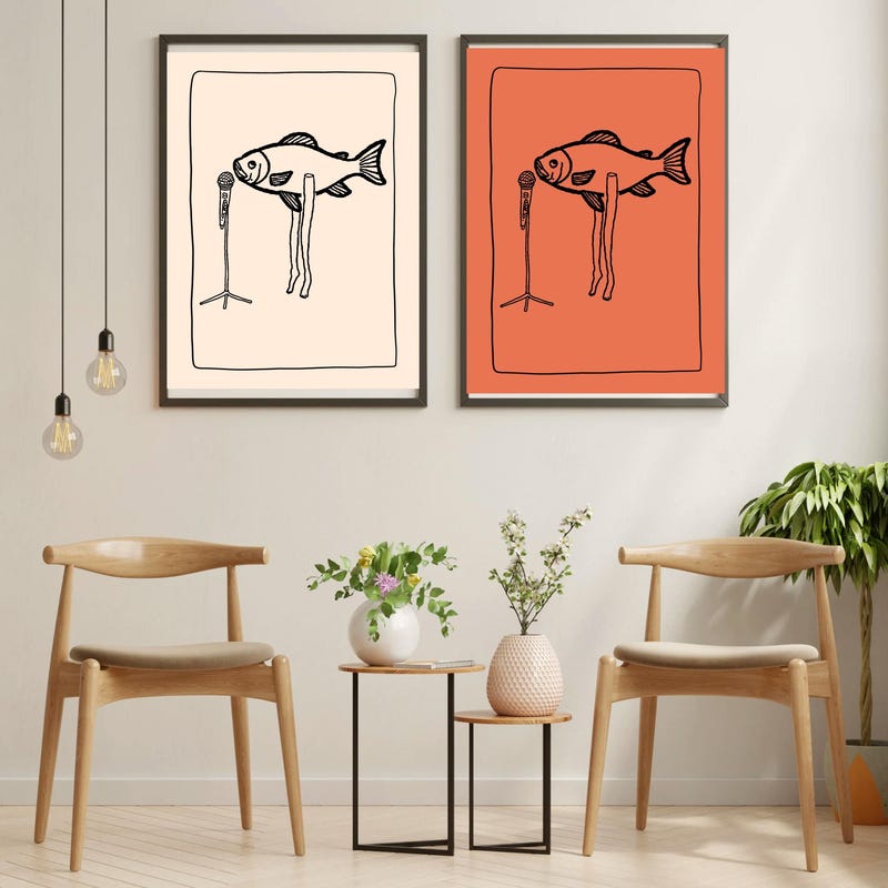 Singing Wall Fish - Etsy