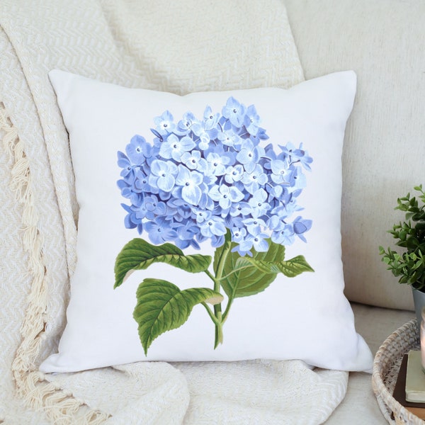 Hydrangea Pillow - Etsy