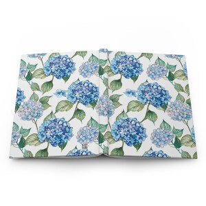 Hydrangea Journal, Blue Hydrangea Journal, Hydrangea, Blue Hydrangea ...