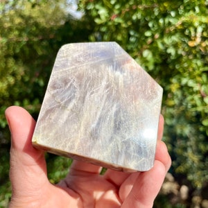 Sunstone Moonstone Crystal Slab Belomorite Thick Free Form Yin and Yang ...