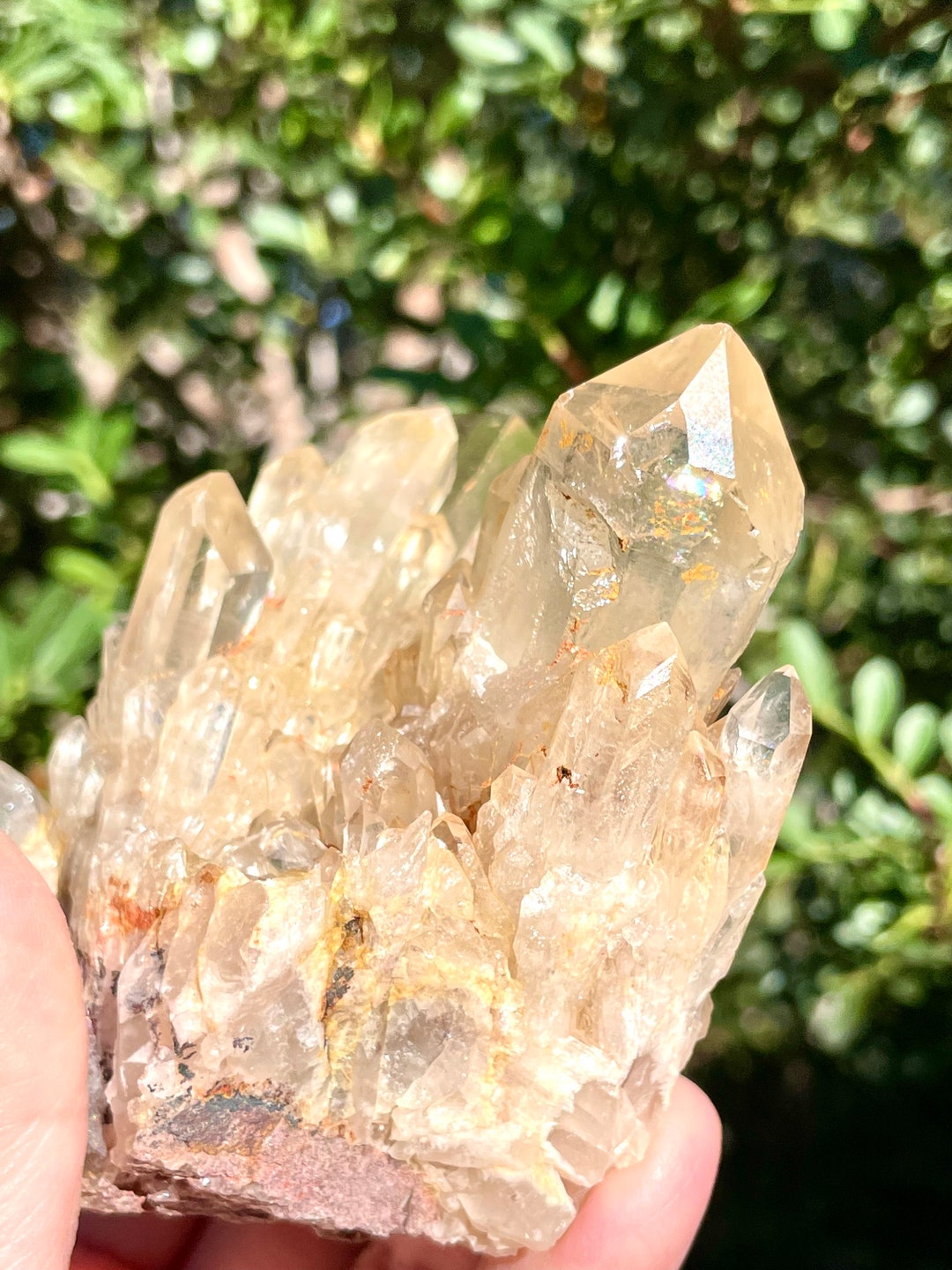 CITRINE Crystal Cluster Twin Congo Cathedral Citrine Kundalini Natural ...