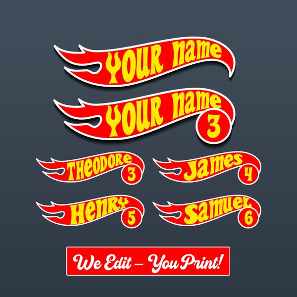 Hot Wheels Signs Png - Etsy