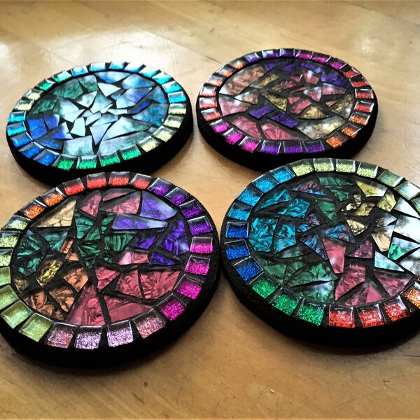 Funky Coasters - Etsy