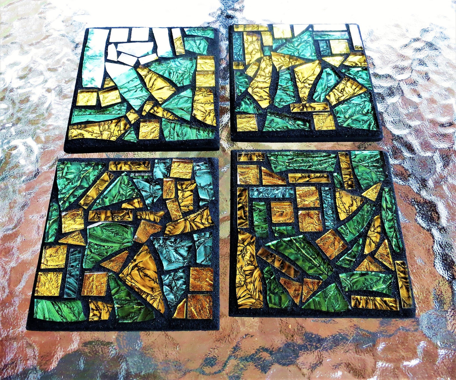 CUSTOM COASTERS - Square, Round or Funky Shaped Mosaic Coasters in ...