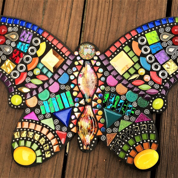 Mosaic Butterfly - Etsy