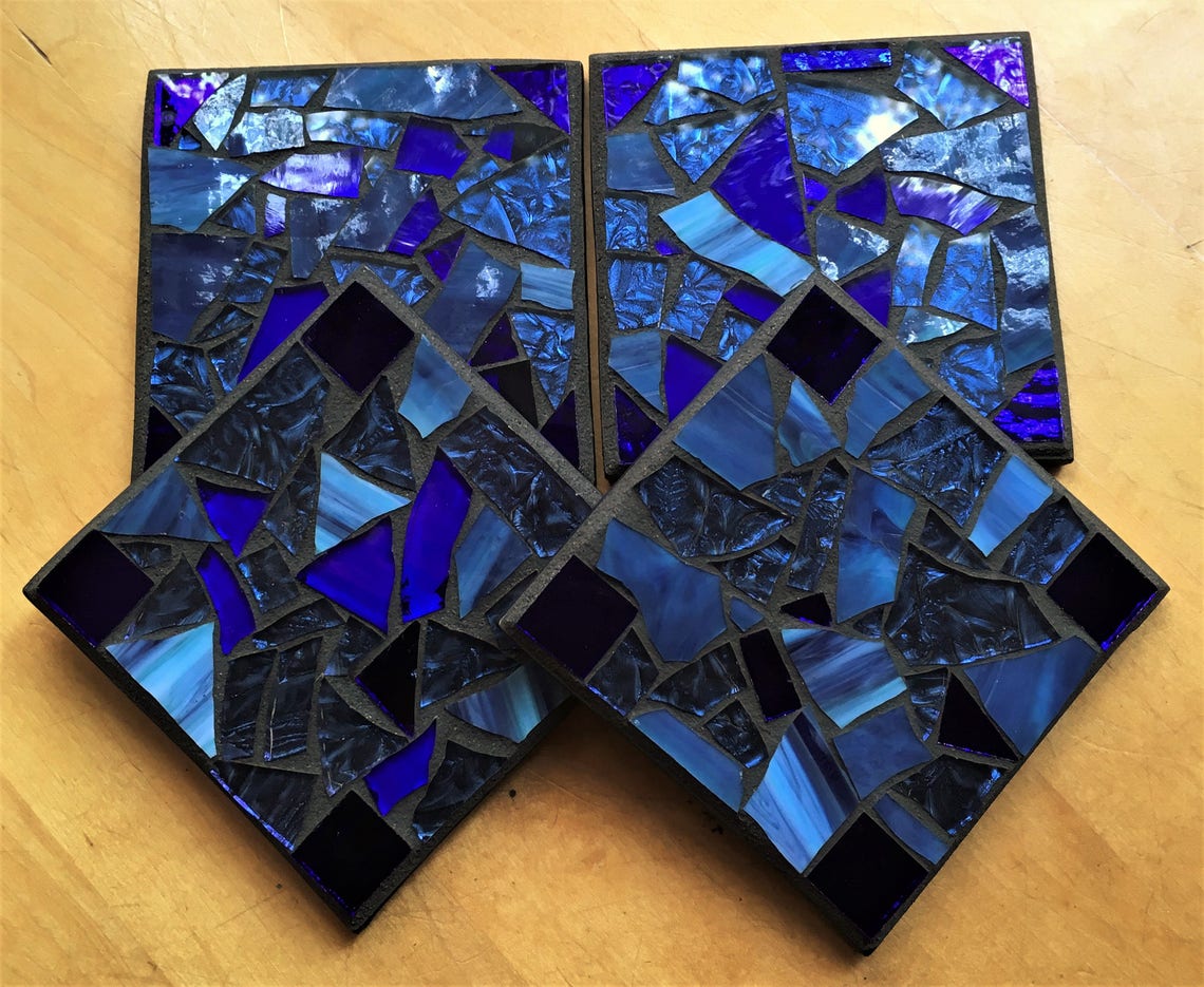 CUSTOM COASTERS - Square, Round or Funky Shaped Mosaic Coasters in ...