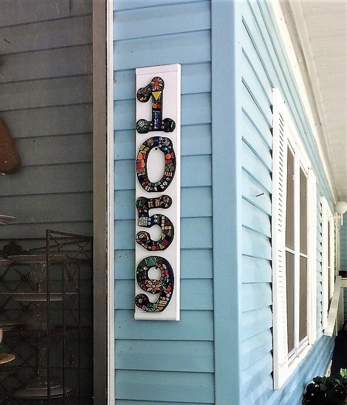 CUSTOM Mosaic House Numbers Finished Orders Photographed at - Etsy