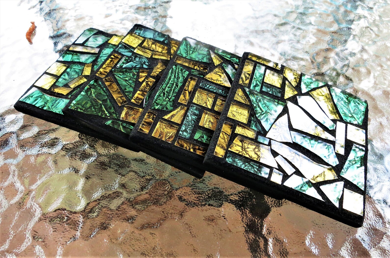 CUSTOM COASTERS - Square, Round or Funky Shaped Mosaic Coasters in ...