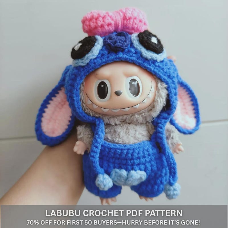 Labubu Stitch Pattern - Etsy