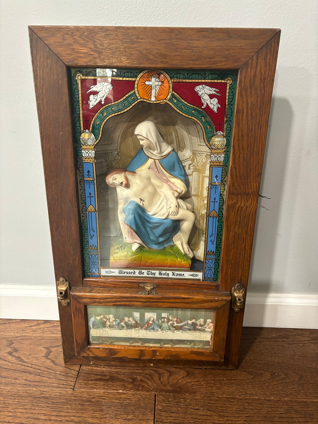 Antique Catholic Last Rites Shadow Box - Etsy